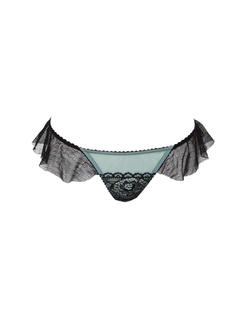 String à volant Londres | Les Jupons de Tess Paris Lingerie Française